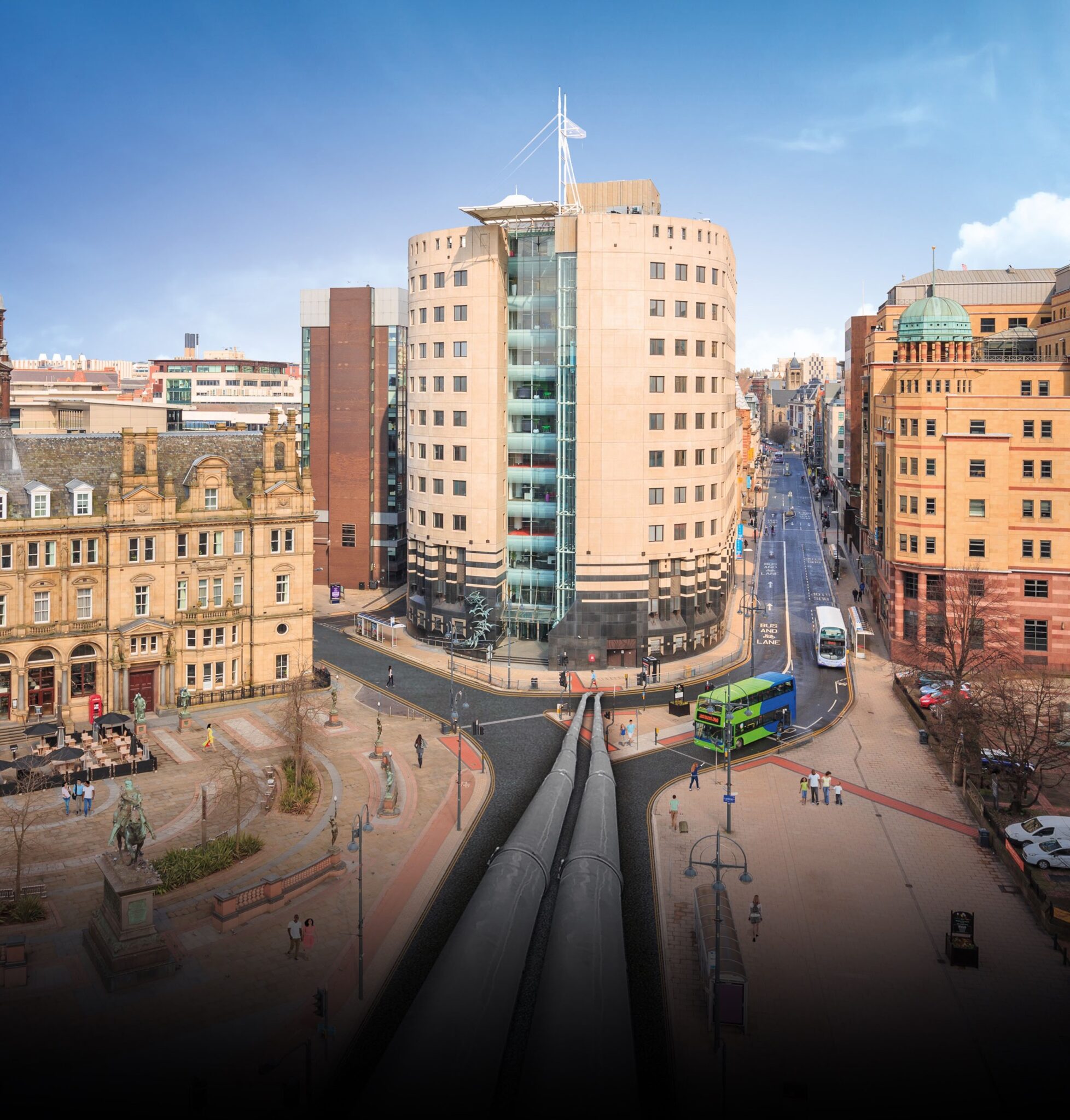 Construction Update: Westgate, Park Row, Oxford Place - Leeds Pipes