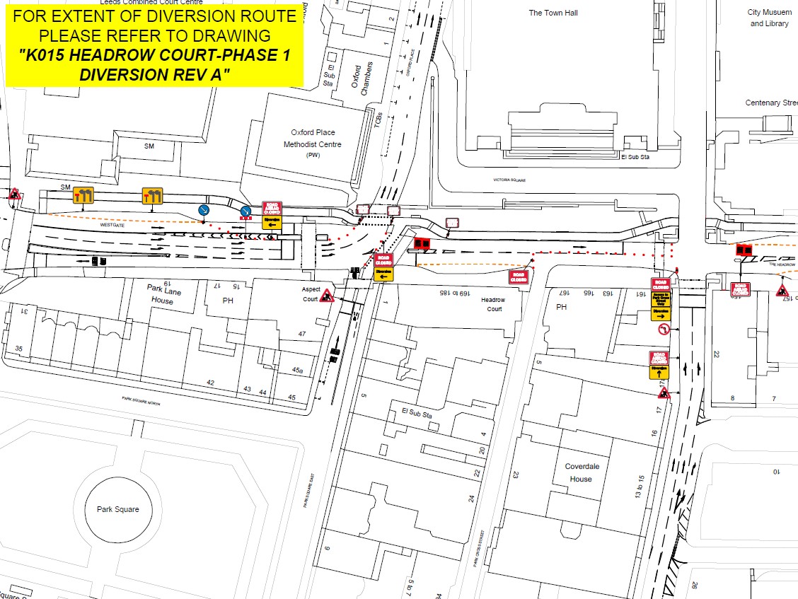 Construction Update: The Headrow Works - Leeds Pipes