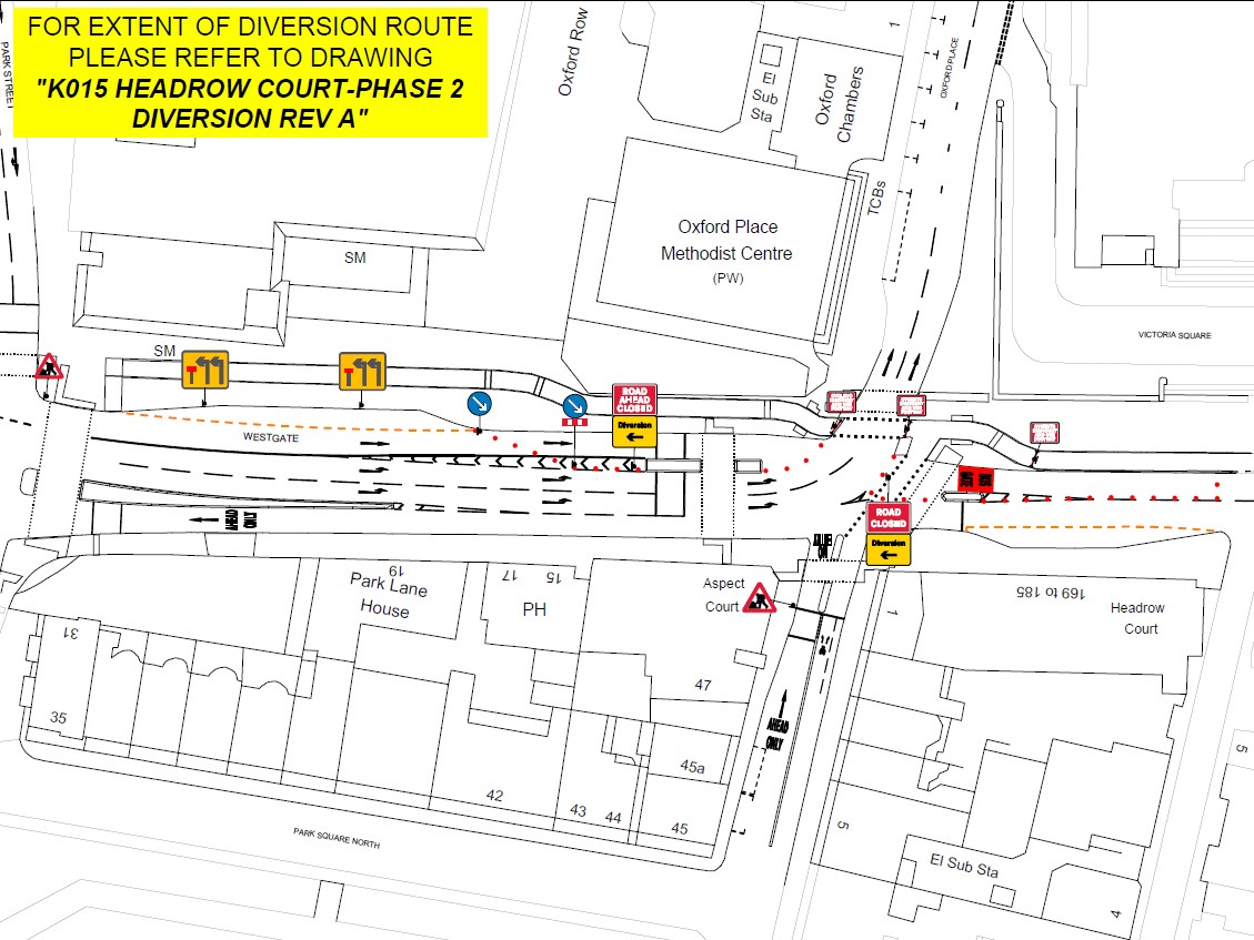 Construction Update: The Headrow Works - Leeds Pipes